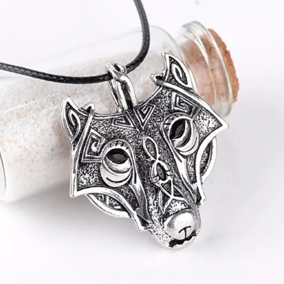 Accessories | Silver Fenrir Wolfs Head | Poshmark